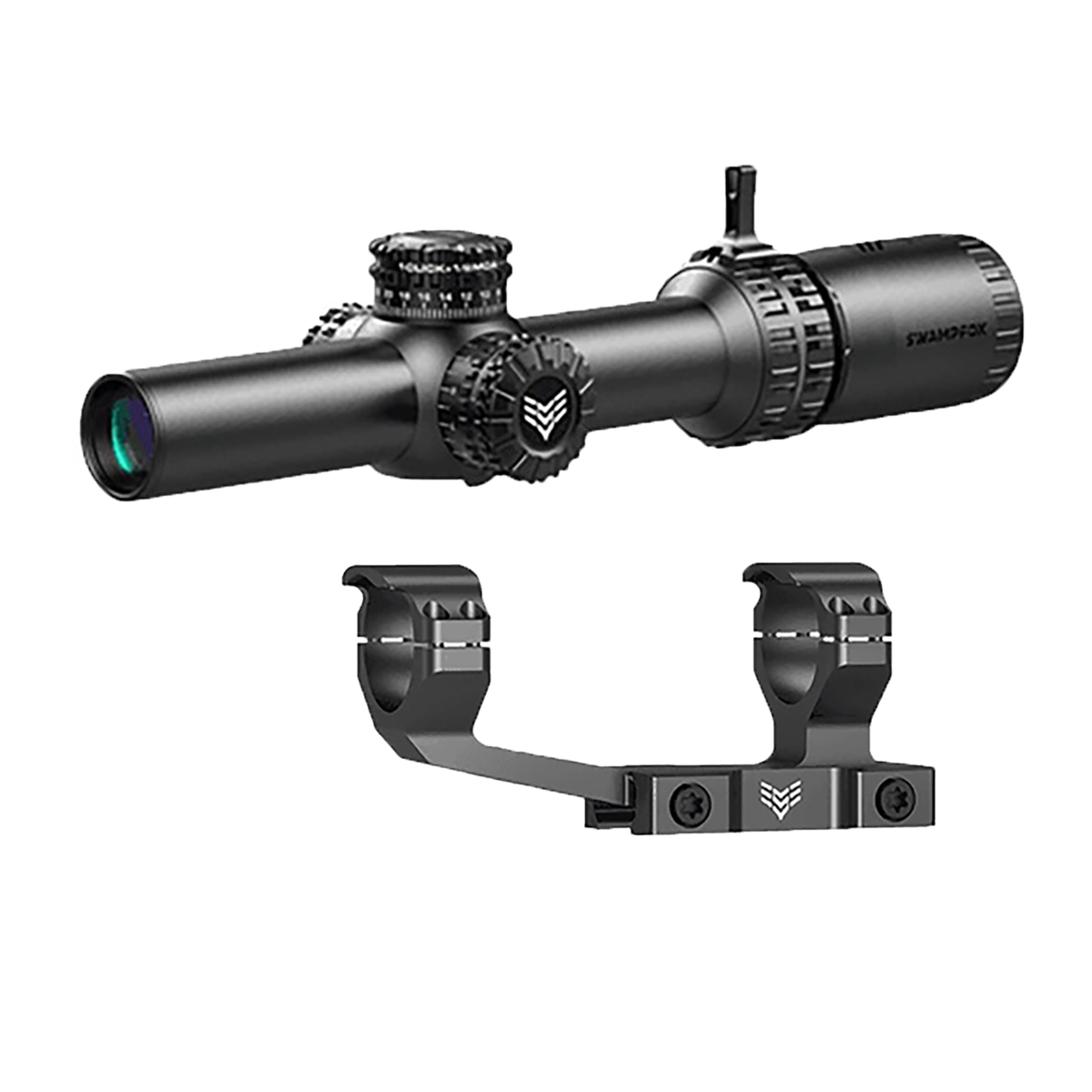SWAMPFOX OPTICS ARROWHEAD LVPO 1-6X24MM SFP ILLUMINATED RIFLE SCOPE