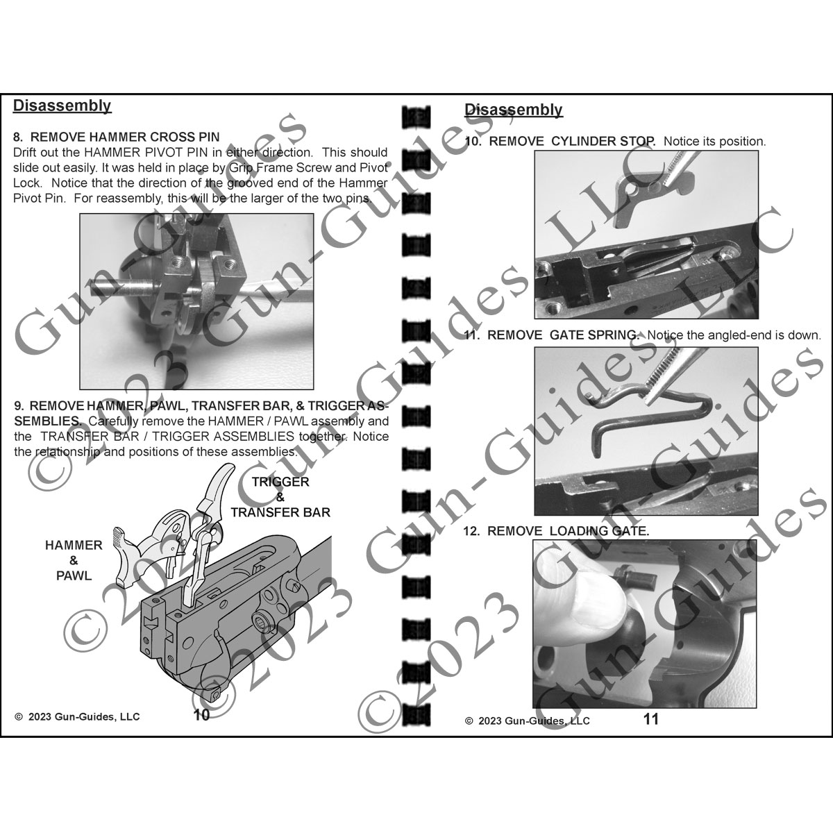 GUN-GUIDES RUGER SINGLE ACTION REVOLVER ASSEMBLY AND DISASSEMBLY GUIDE