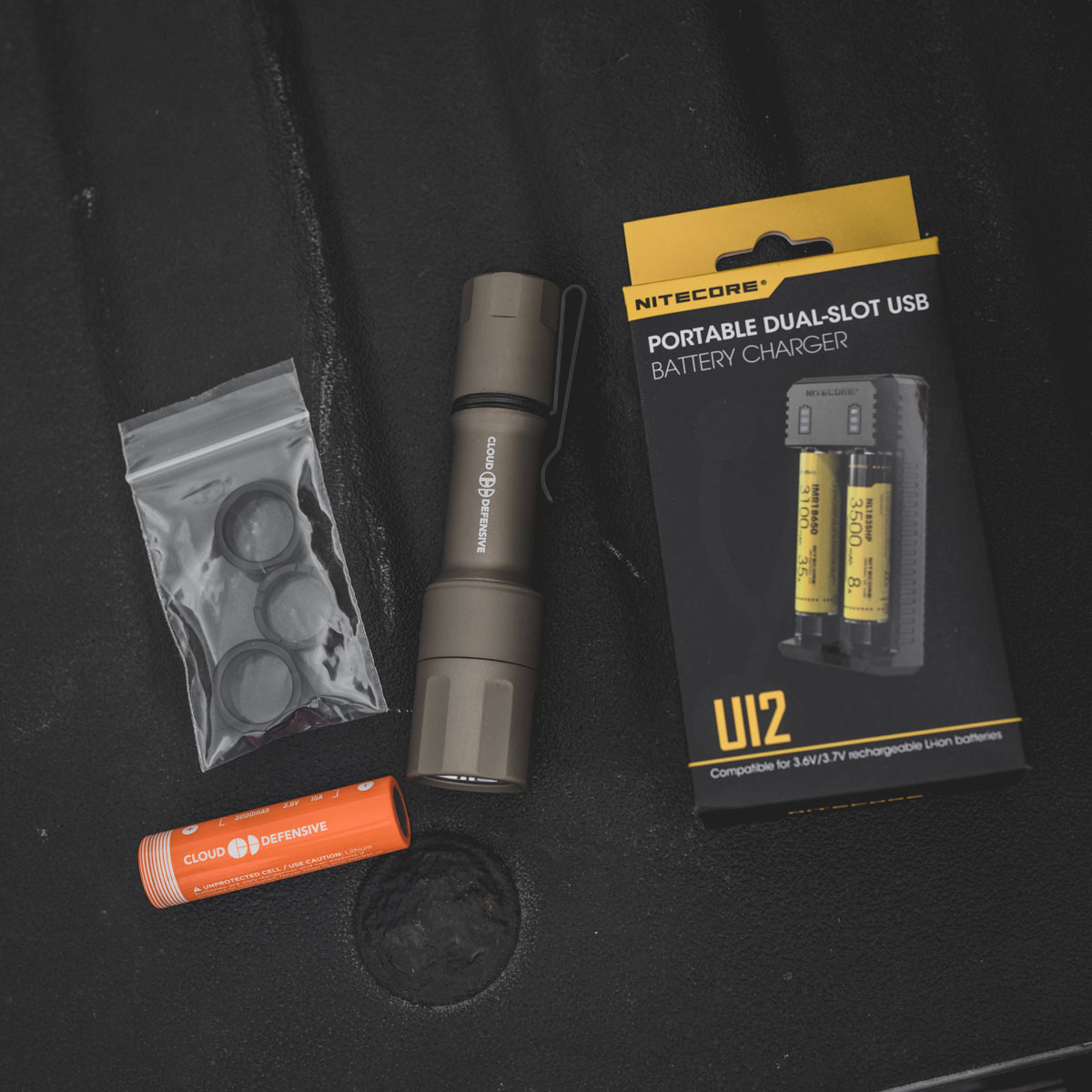 CLOUD DEFENSIVE LLC MCH-EDC EVERYDAY CARRY DUAL-FUEL FLASHLIGHT