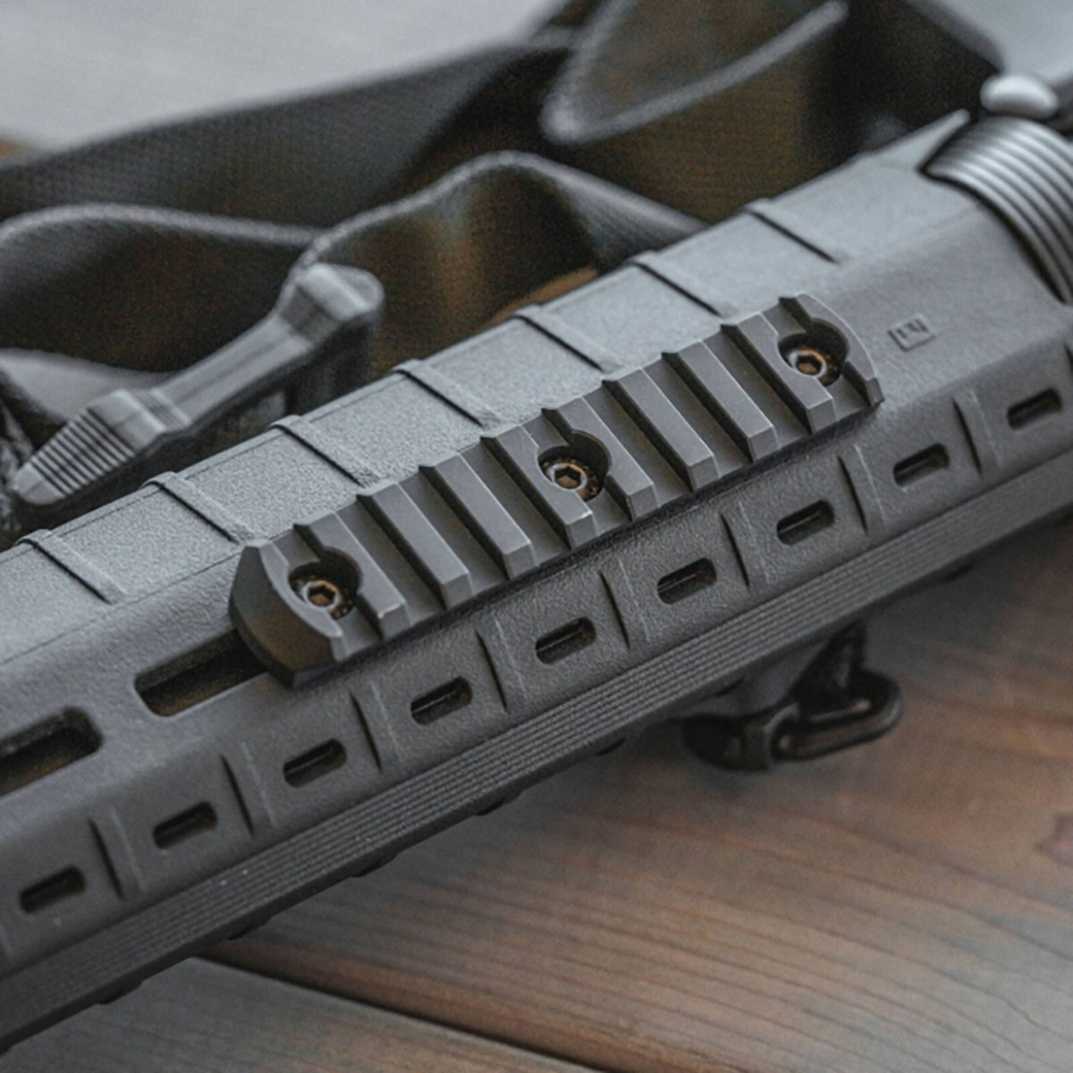 MAGPUL M-LOK Rail 7-Slot Picatinny 3.125" Aluminum for AR-15 Black SKU ...
