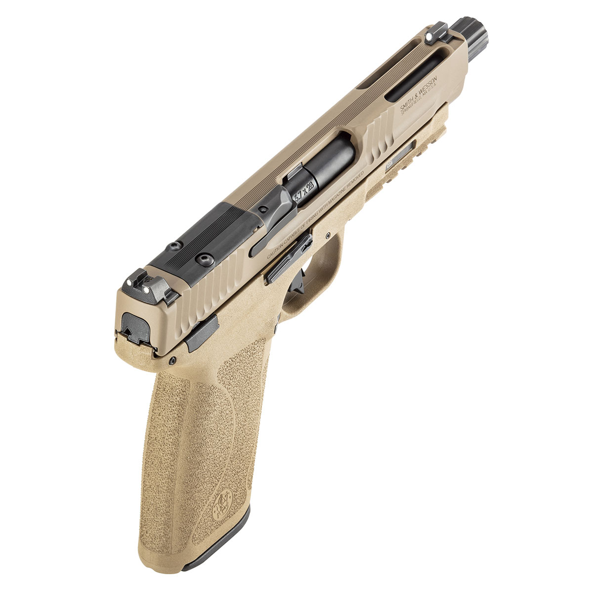 SMITH & WESSON M&P 5.7 Optic Ready 5.7x28mm 5" BBL (2)22RD Mags FDE SKU: 430106672