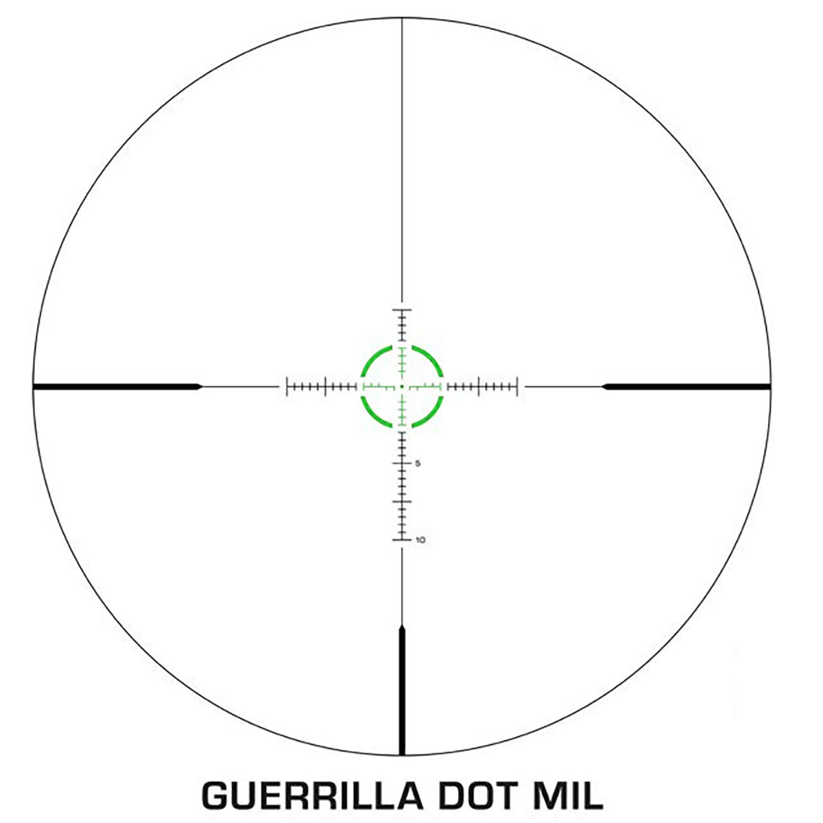 SWAMPFOX OPTICS Arrowhead LPVO 1-10x24 SFP Ill Guerrilla Dot MIL-Grn ...