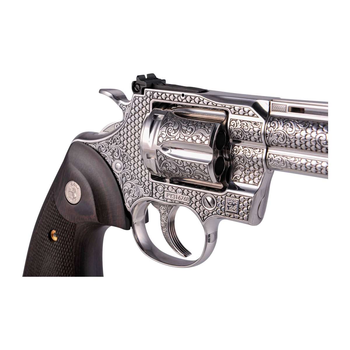COLT SPECIAL EDITION ENGRAVED PYTHON 357 MAGNUM/38SPECIAL REVOLVER
