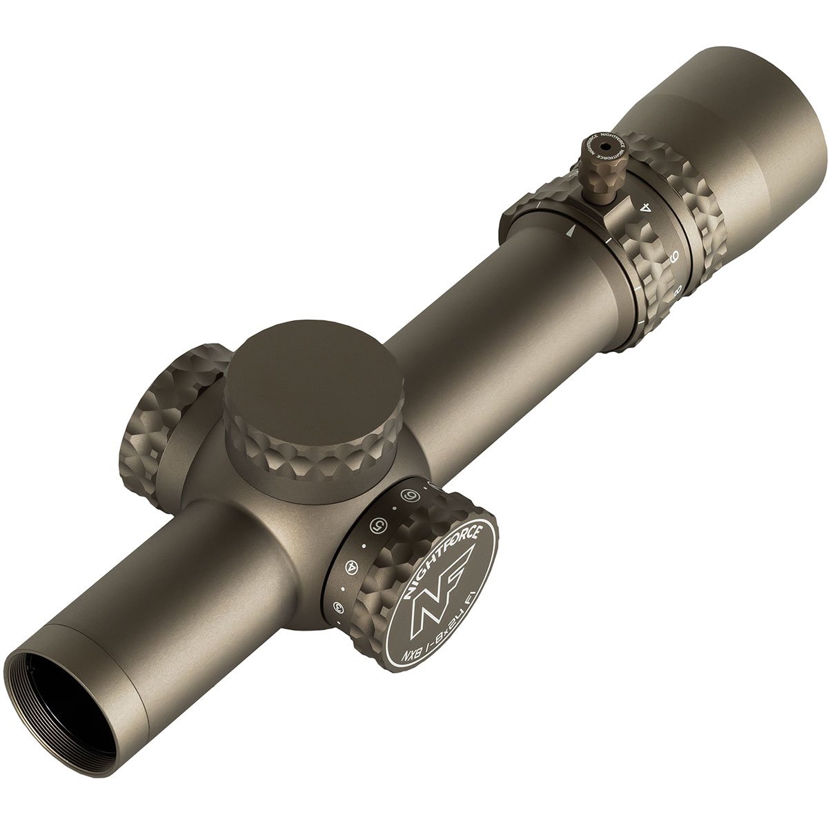 NIGHTFORCE NX8 1-8X24MM F1 FFP ILLUMINATED RIFLE SCOPE
