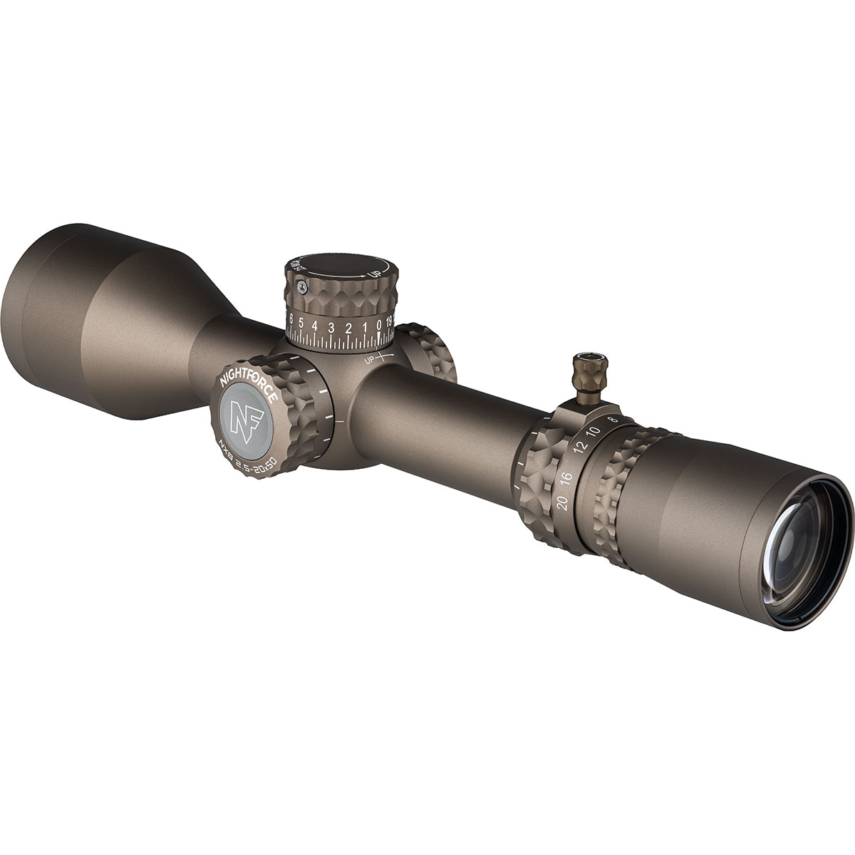 NIGHTFORCE NX8 2.5-20X50MM F2 SFP ILLUMINATED RIFLE SCOPE | Brownells