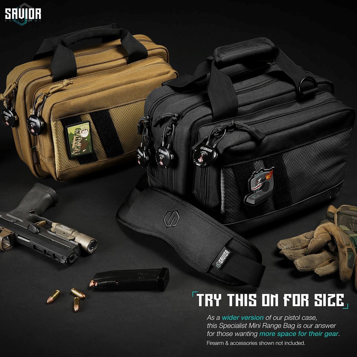 SAVIOR EQUIPMENT SPECIALIST MINI RANGE BAGS FOR HANDGUNS