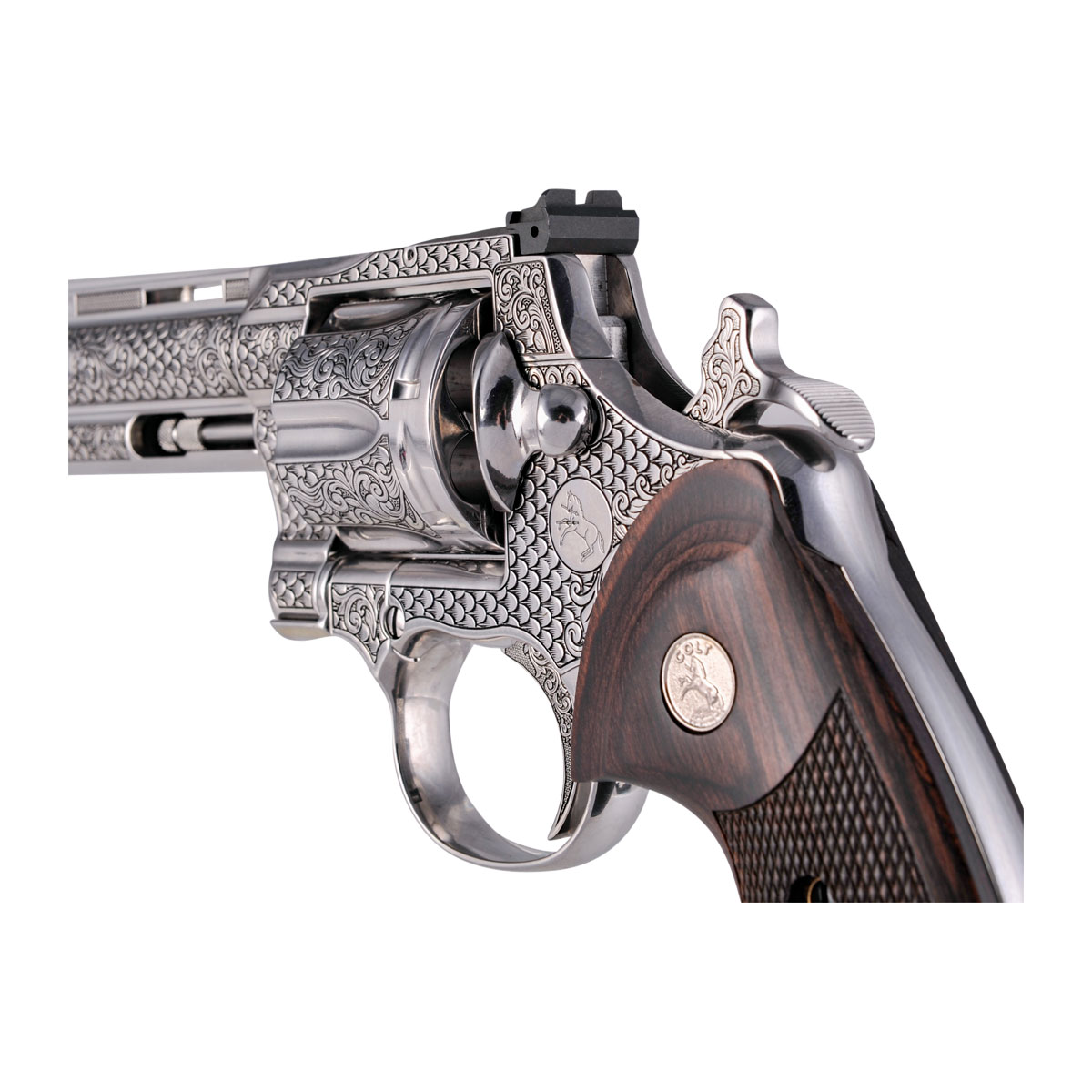 COLT SPECIAL EDITION ENGRAVED PYTHON 357 MAGNUM/38SPECIAL REVOLVER