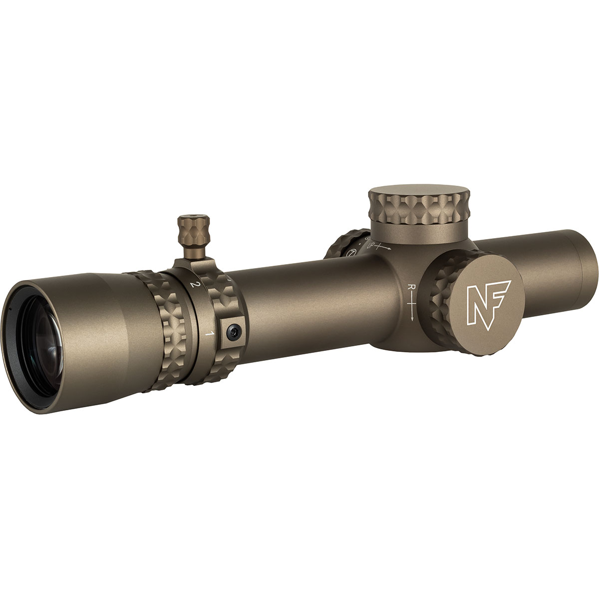NIGHTFORCE NX8 1-8X24MM F1 FFP ILLUMINATED RIFLE SCOPE