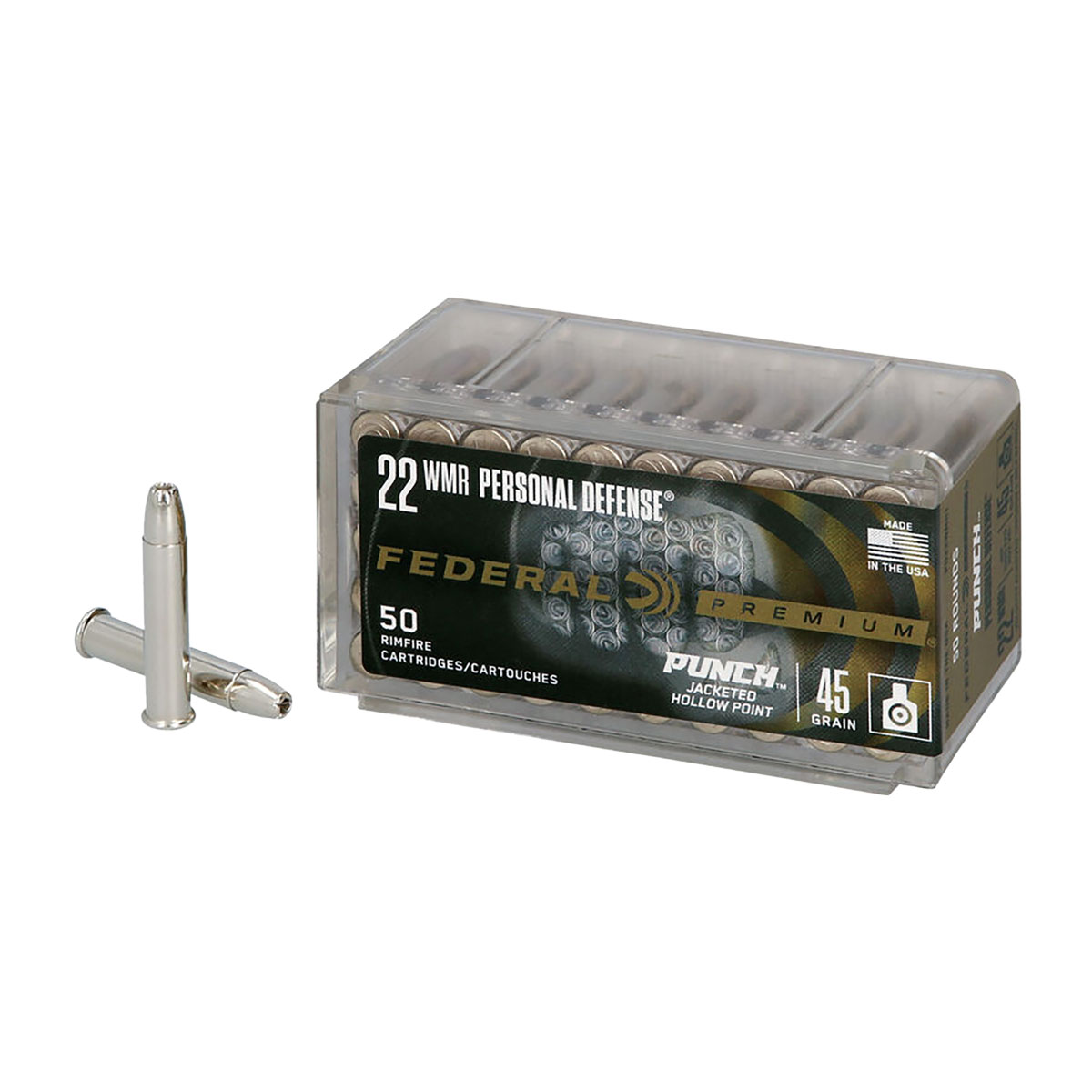 FEDERAL PERSONAL DEFENSE PUNCH 22 WMR RIMFIRE AMMO