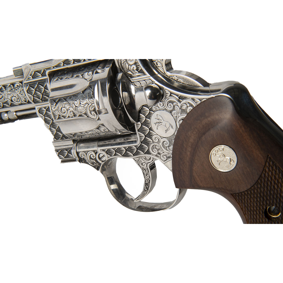 COLT COLT PYTHON 357 MAG/38 SPL 4.25" BRSTS ENGRAVED SPL EDITION
