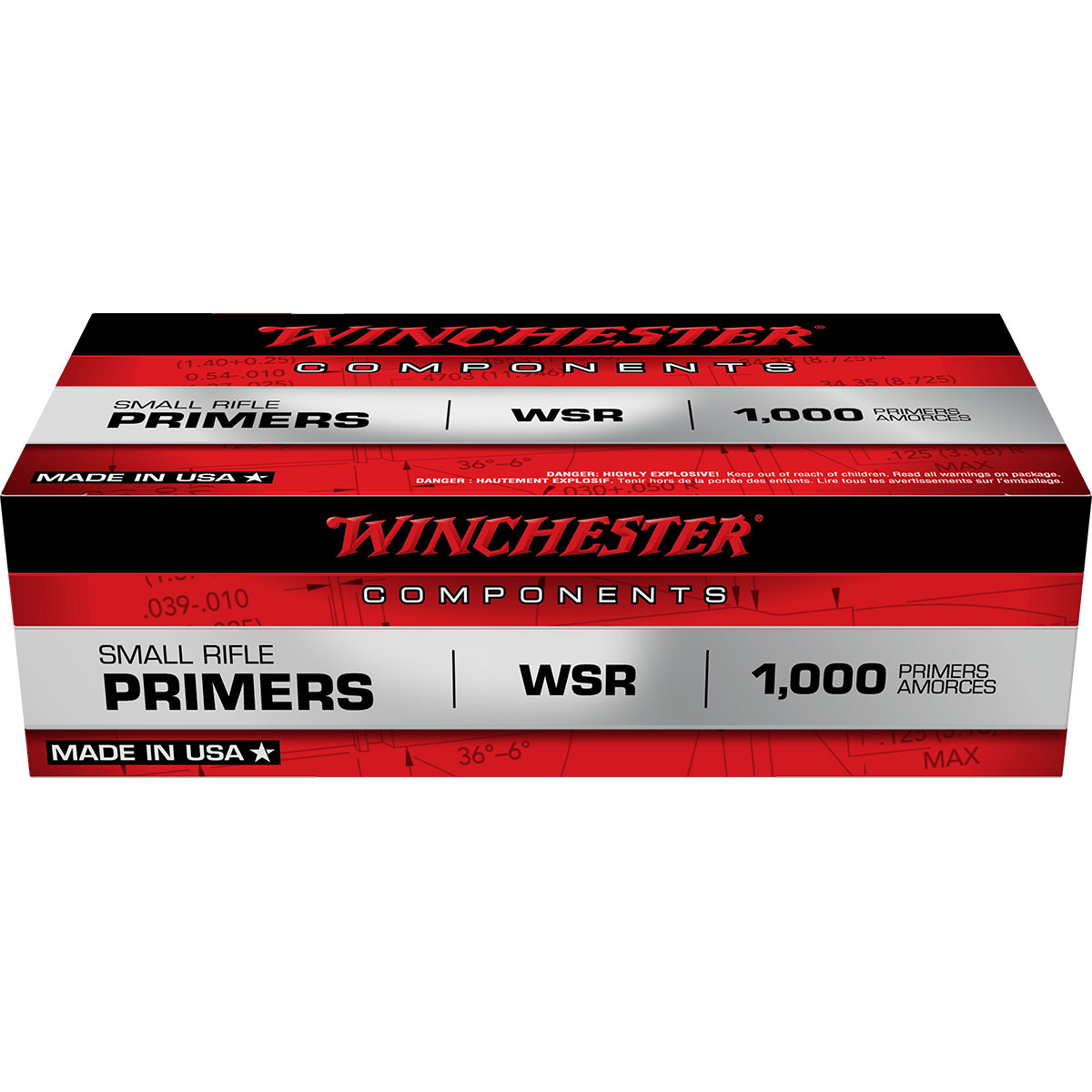 WINCHESTER SMALL RIFLE PRIMERS