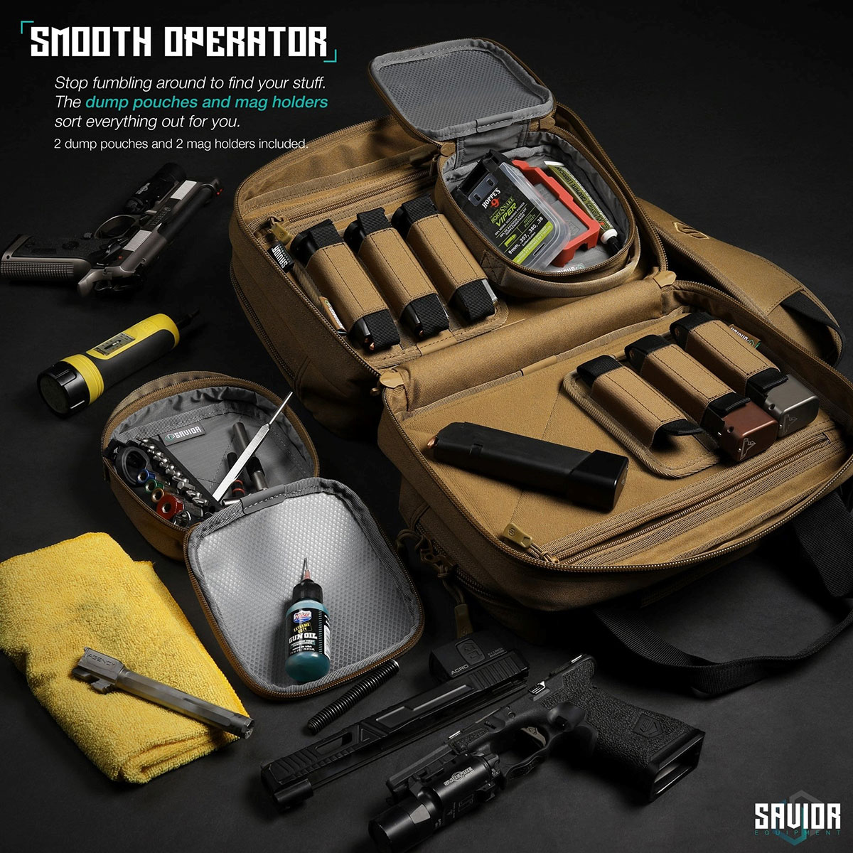 SAVIOR EQUIPMENT SPECIALIST MINI RANGE BAGS FOR HANDGUNS