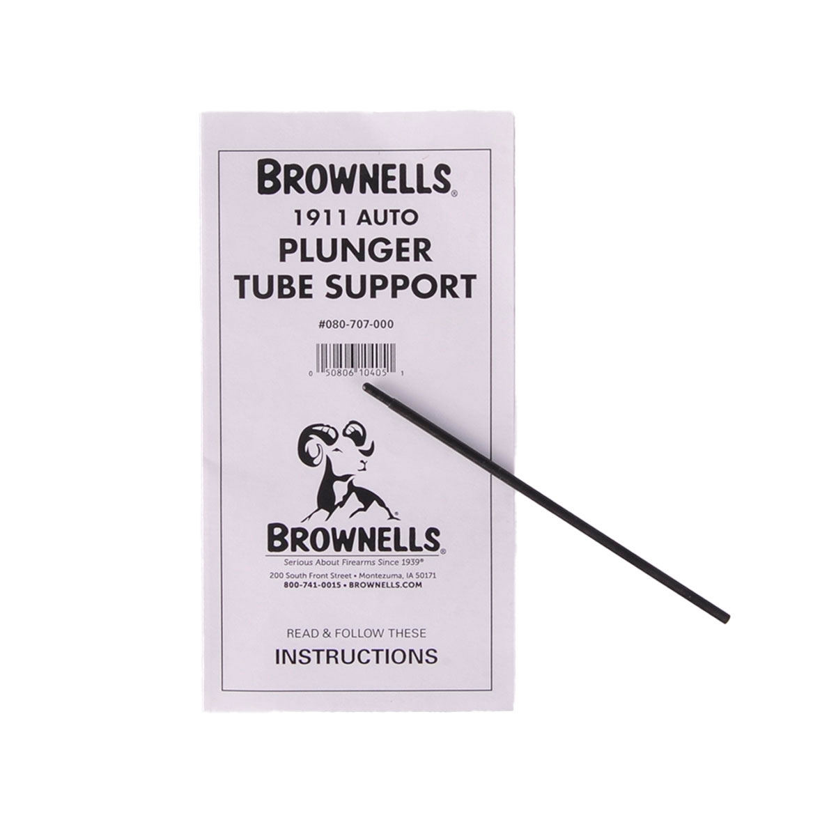 BROWNELLS 1911 PLUNGER TUBE STAKING TOOL & ACCESSORIES