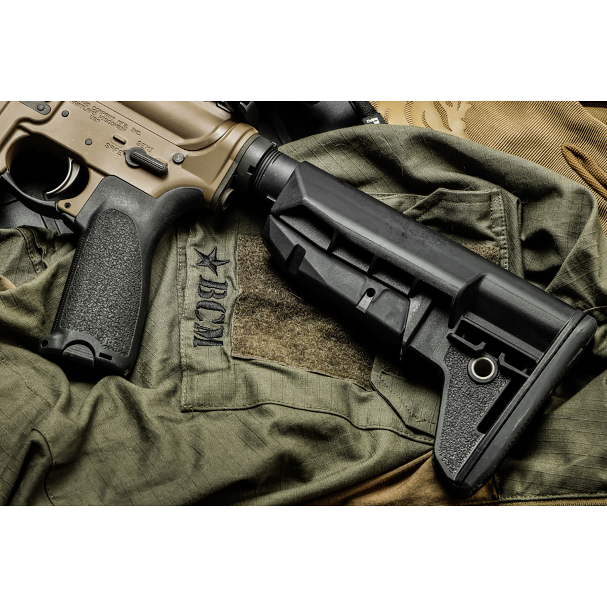 BRAVO COMPANY MOD 2 SOPMOD Stock Kit Widebody Flat Dark Earth | Brownells