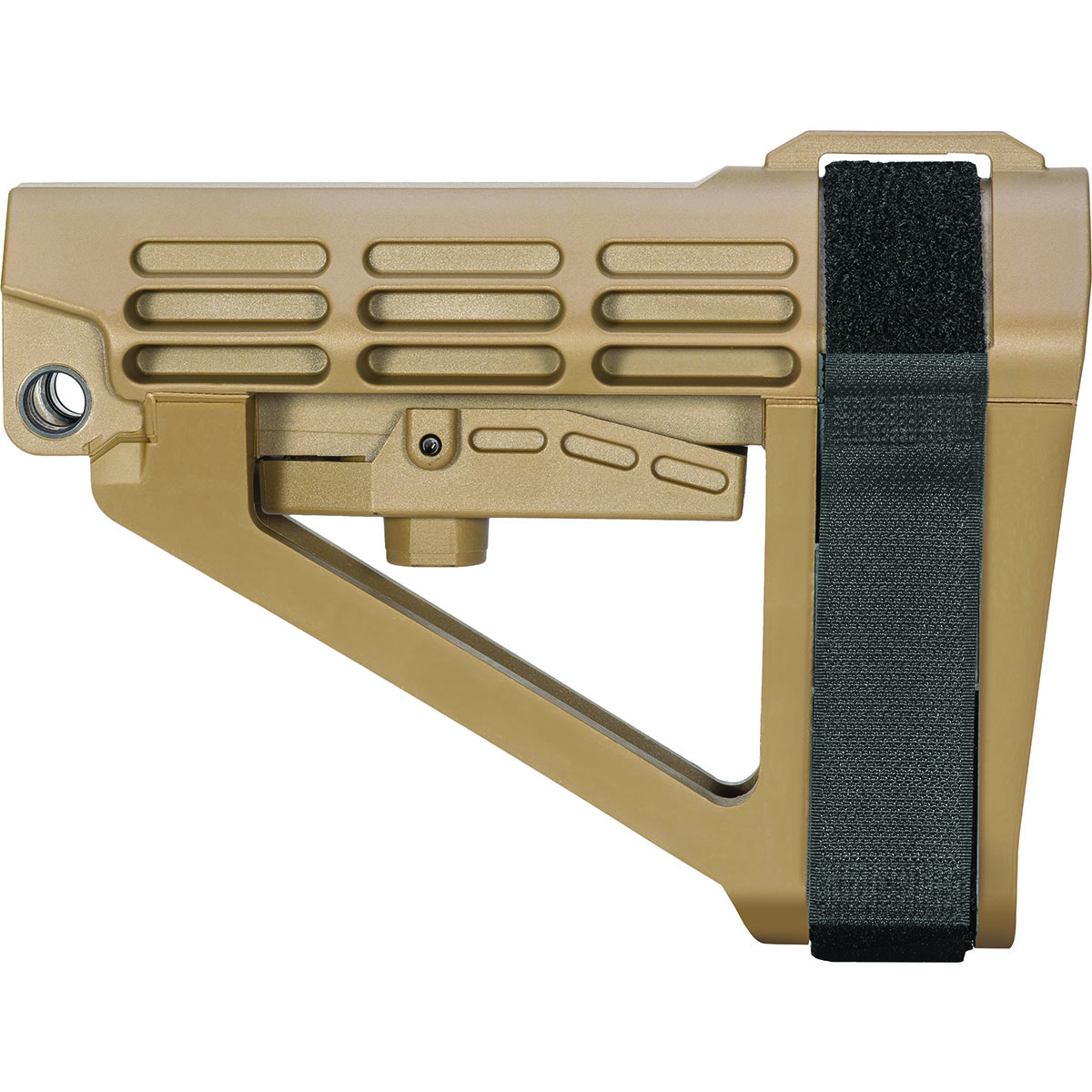 SB TACTICAL SBA4 5 Position Adjustable Pistol Stabilizing Brace FDE SKU ...