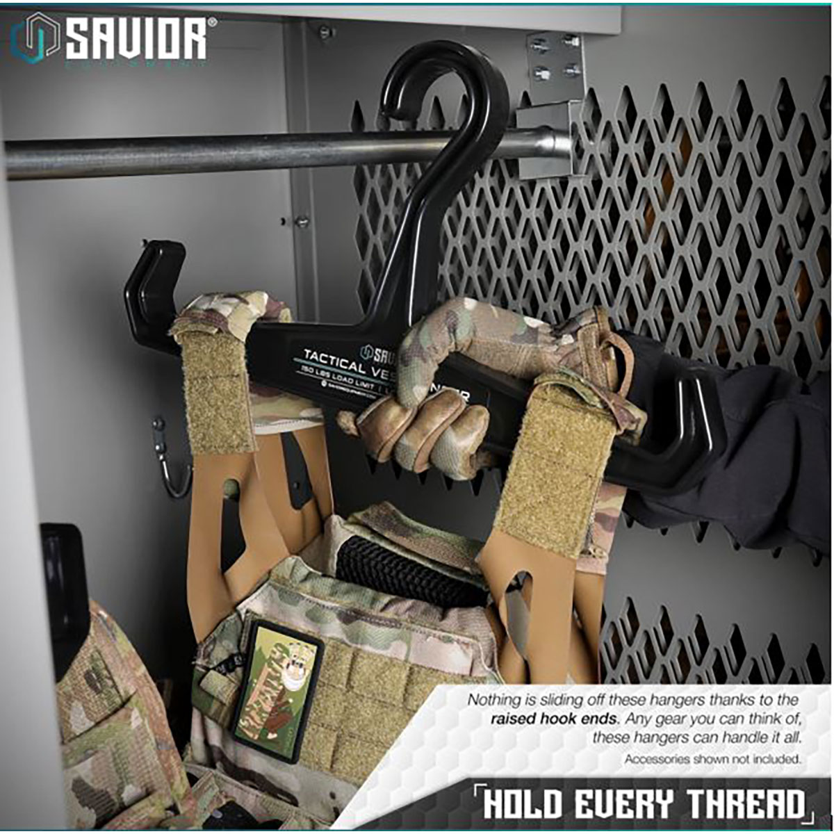 SAVIOR EQUIPMENT HEAVY DUTY VEST HANGERS