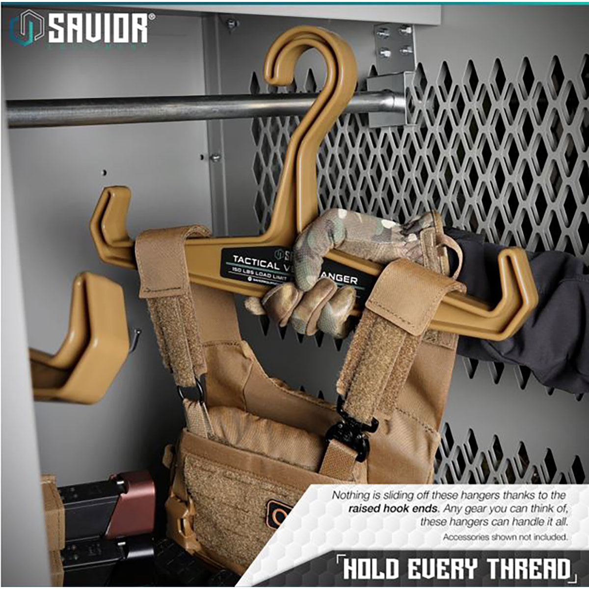 SAVIOR EQUIPMENT HEAVY DUTY VEST HANGERS
