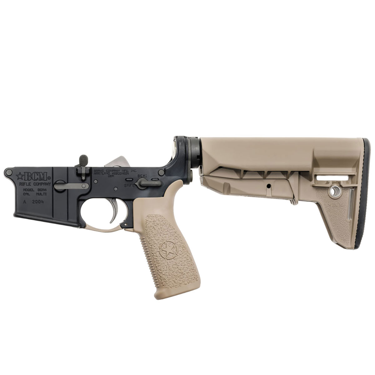 BRAVO COMPANY Complete Widebody Lower Receiver With MOD-2-SOPMOD Stock ...