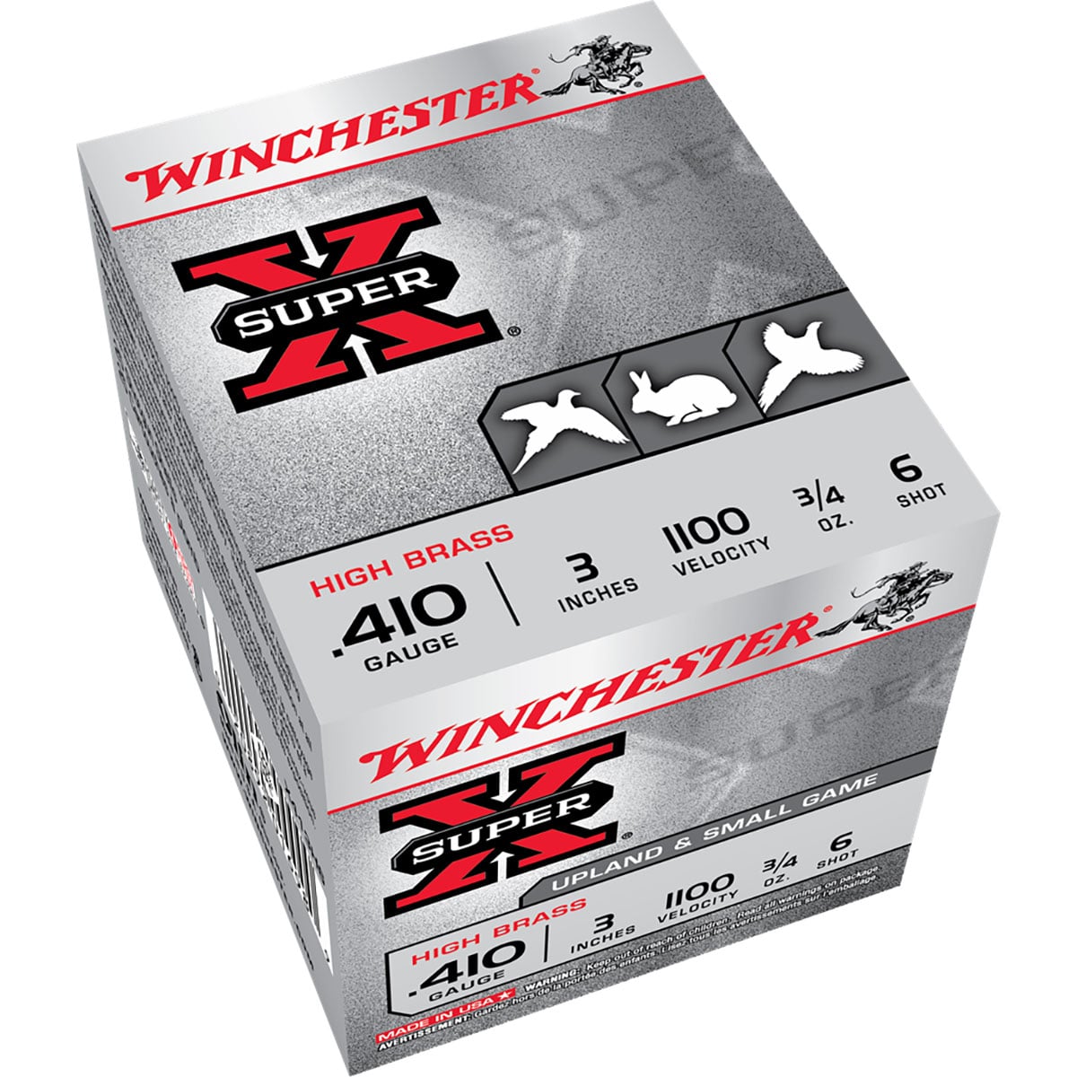 WINCHESTER SUPER X HIGH BRASS 410 BORE SHOTGUN AMMO