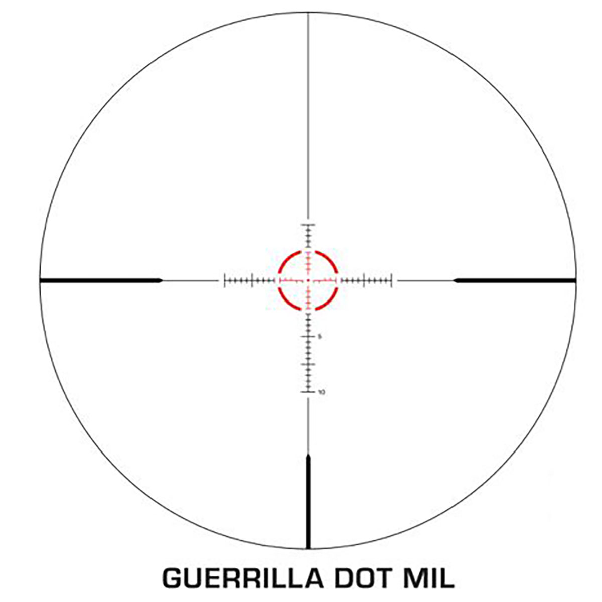 SWAMPFOX OPTICS Arrowhead LPVO 1-6x24mm SFP Ill Guerrilla Dot BDC-Red ...
