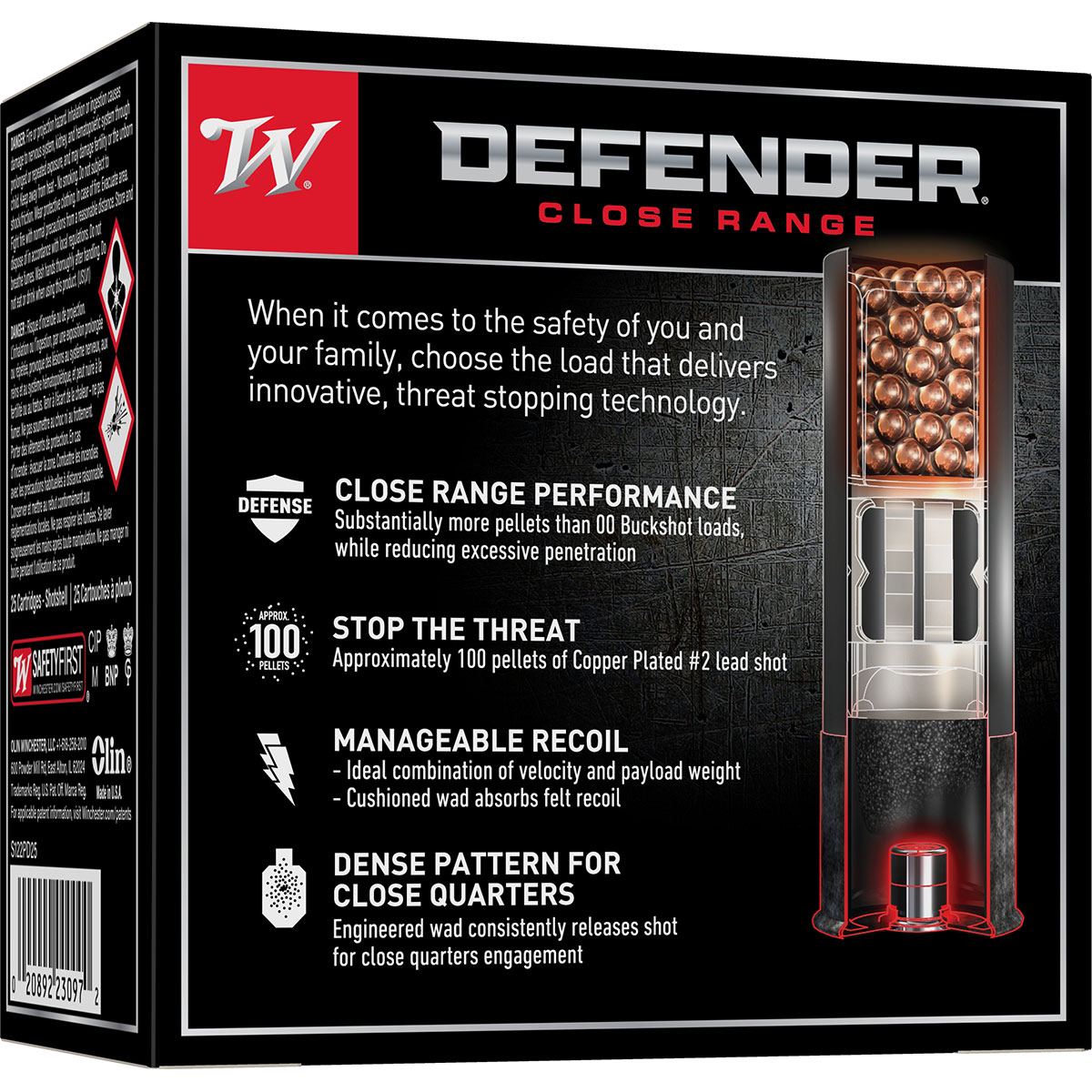 WINCHESTER DEFENDER 12 GAUGE SHOTGUN AMMO