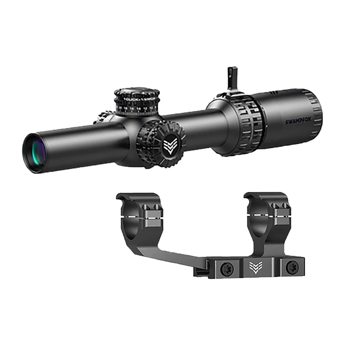 SWAMPFOX OPTICS ARROWHEAD LVPO 1-6X24MM SFP ILLUMINATED RIFLE SCOPE