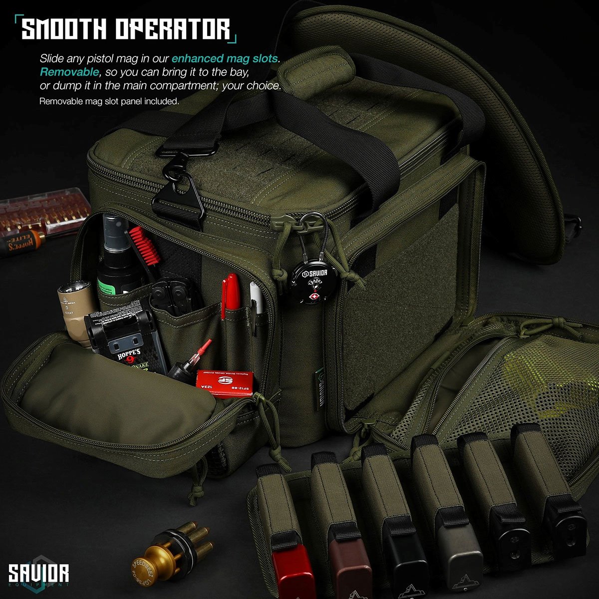 SAVIOR EQUIPMENT SPECIALIST RANGE BAGS FOR HANDGUNS
