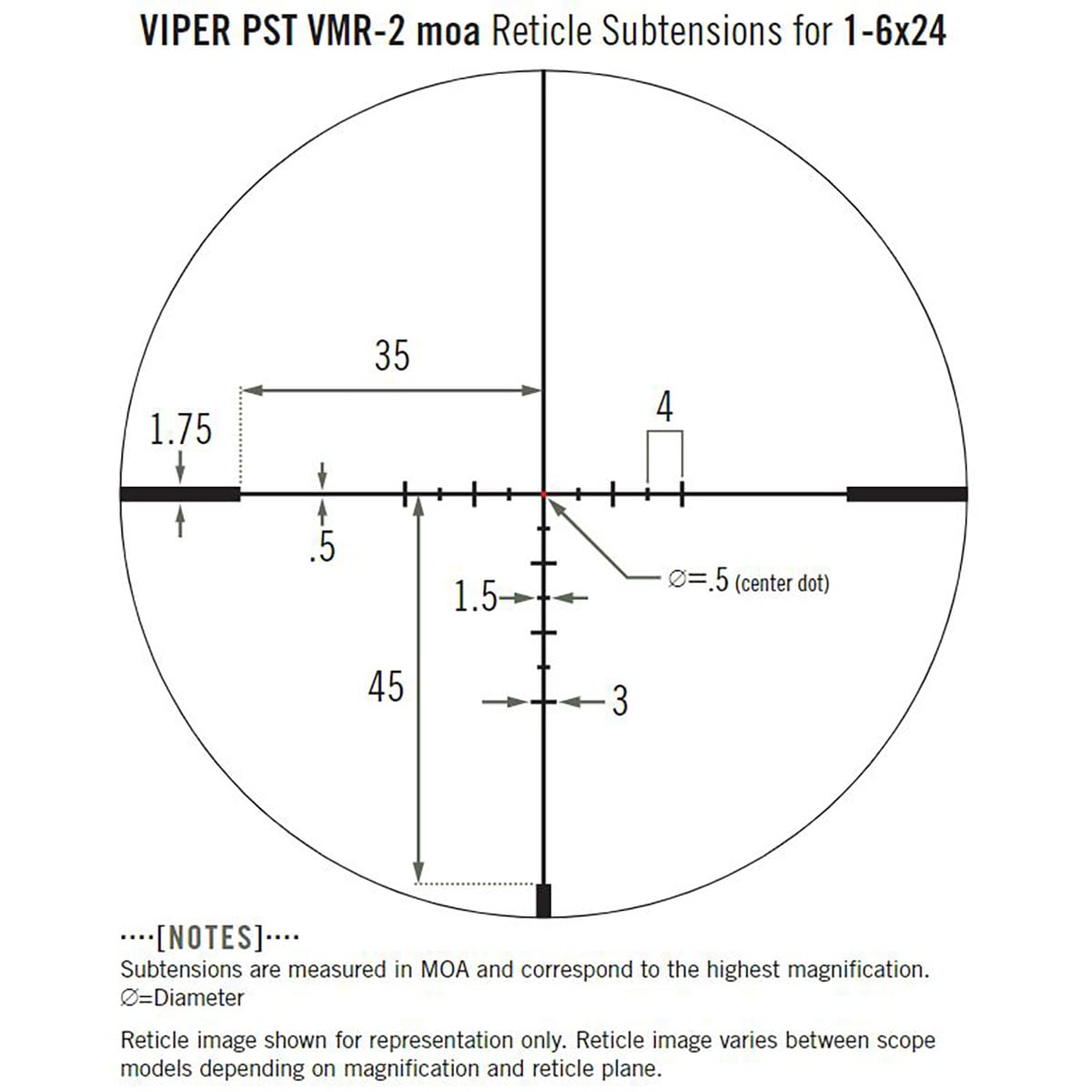 VORTEX OPTICS VIPER PST GEN II 1-6X24MM SFP RIFLE SCOPE