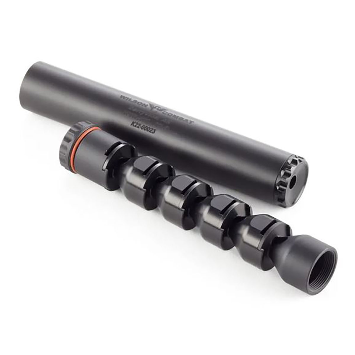 WILSON COMBAT WCR-K22 22 LR/MAG 6.4" 1/2"x28 THRD Rimfire Suppressor ...