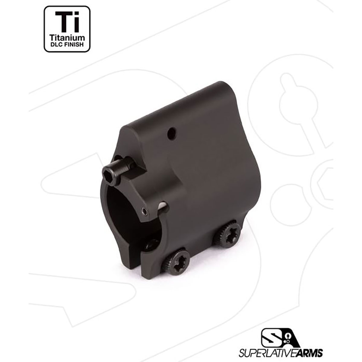 SUPERLATIVE ARMS LLC AR-15 CLAMP ON ADJUSTABLE GAS BLOCK