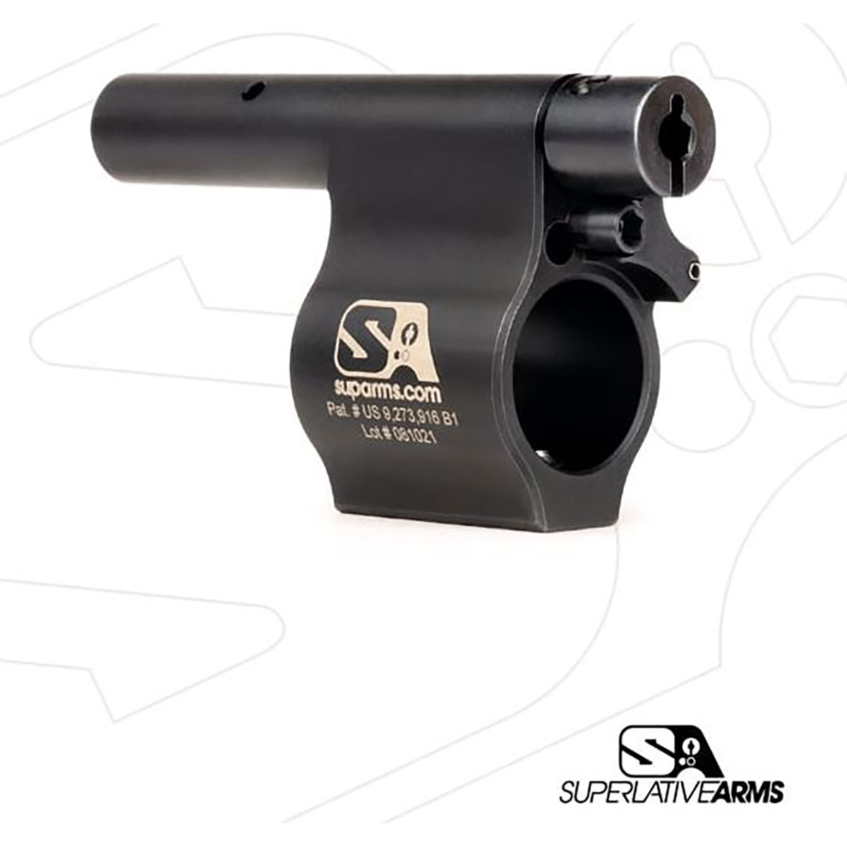 SUPERLATIVE ARMS LLC AR-15 ADJUSTABLE PISTON SYSTEM WITH SOLID 0.625 ...