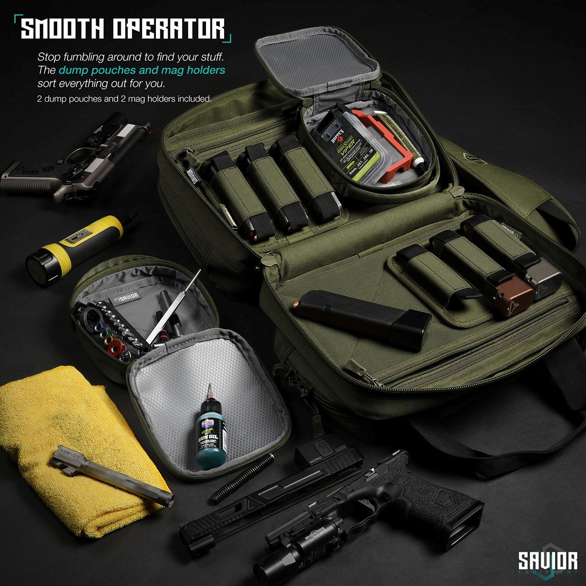 SAVIOR EQUIPMENT SPECIALIST MINI RANGE BAGS FOR HANDGUNS