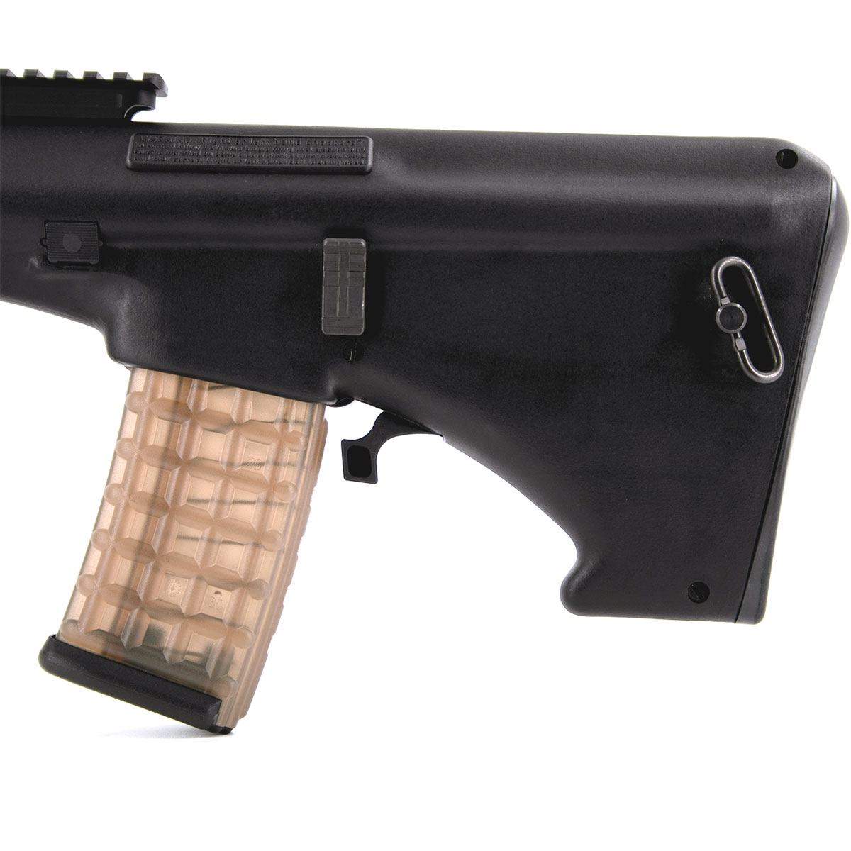 HERESY DESIGN INC. EXTENDED MAGAZINE RELEASE FOR STEYR AUG® STANDARD STOCK