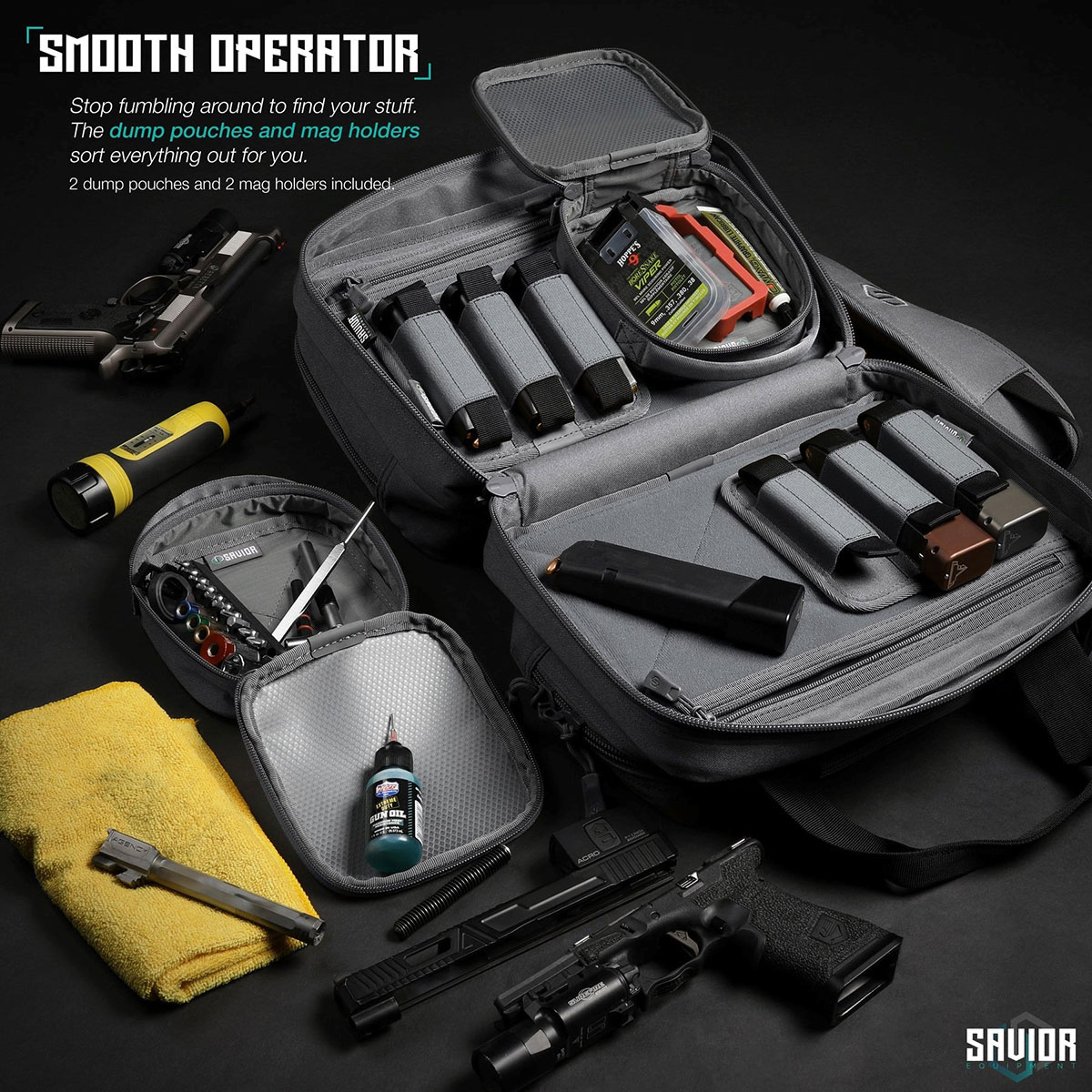 SAVIOR EQUIPMENT SPECIALIST MINI RANGE BAGS FOR HANDGUNS