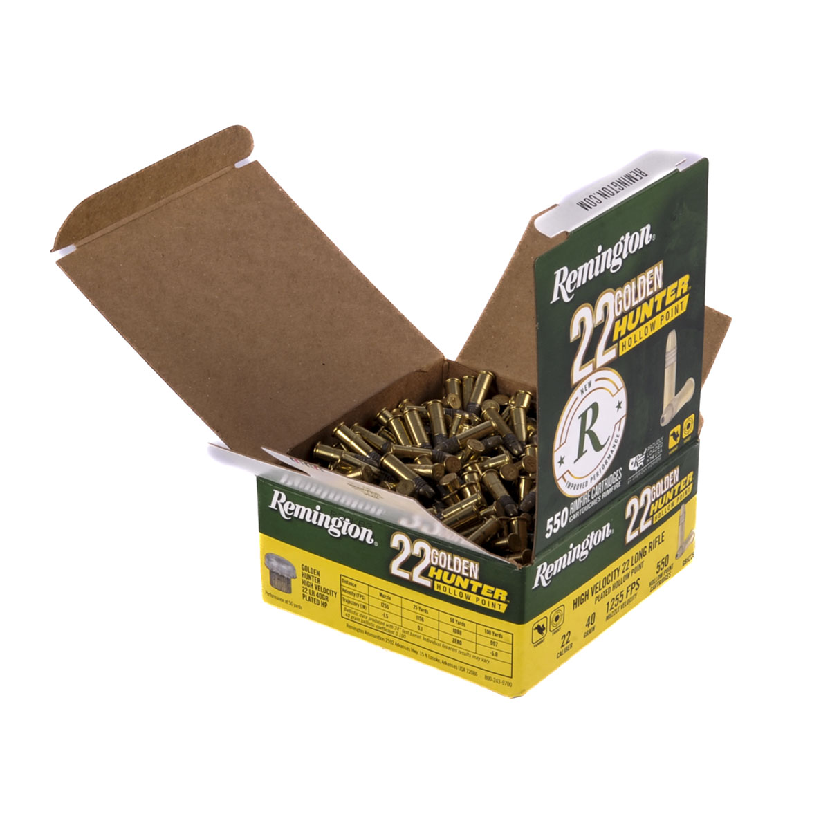 REMINGTON GOLDEN HUNTER 22 LONG RIFLE RIMFIRE AMMO