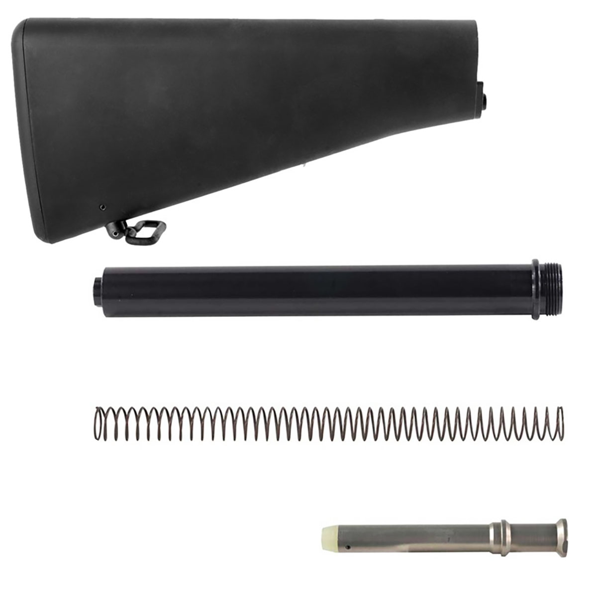 BROWNELLS BUNDLES M16A1 RETRO BUTTSTOCK & BUFFER TUBE ASSEMBLY FOR AR-15