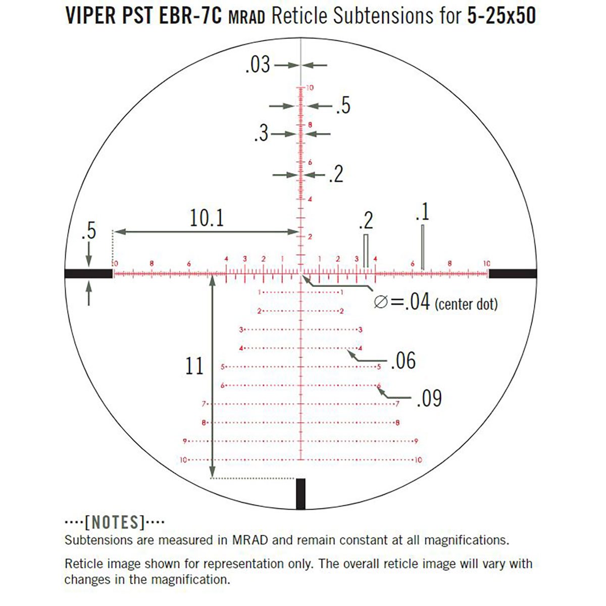 VORTEX OPTICS VIPER PST GEN II 5-25X50MM SFP ILLUMINATED RIFLE SCOPE