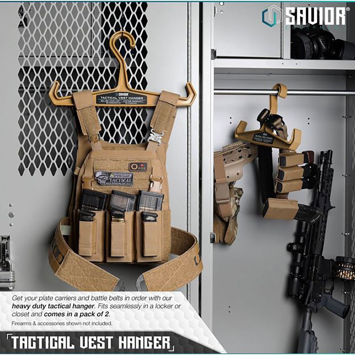 SAVIOR EQUIPMENT HEAVY DUTY VEST HANGERS