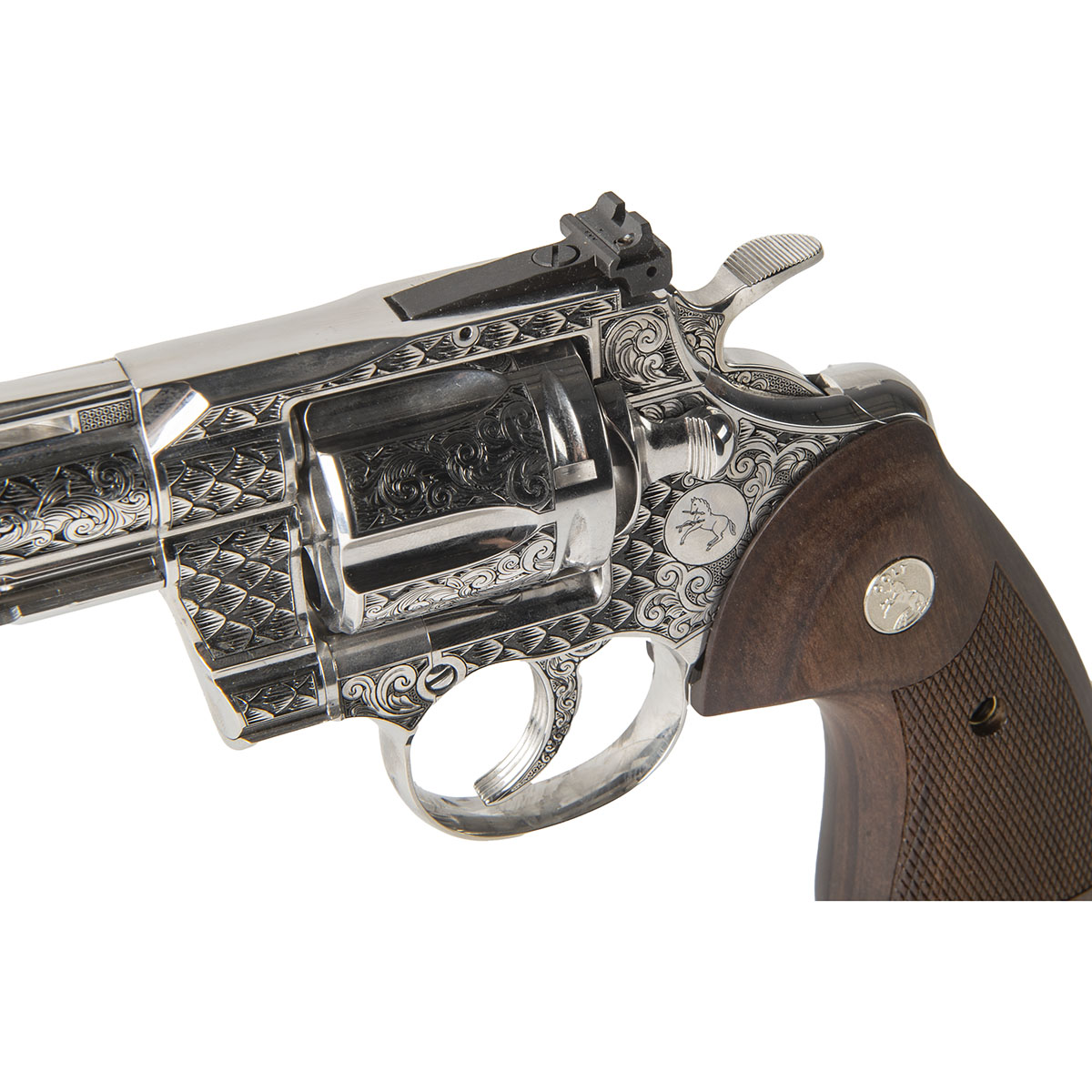 COLT COLT PYTHON 357 MAG/38 SPL 4.25" BRSTS ENGRAVED SPL EDITION