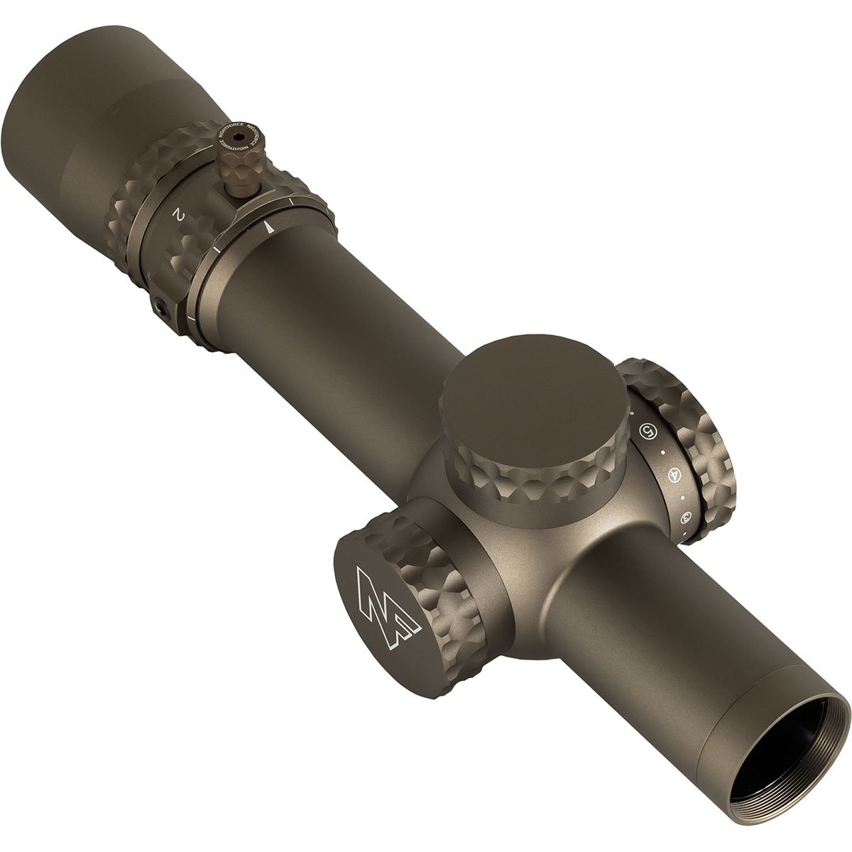 NIGHTFORCE NX8 1-8X24MM F1 FFP ILLUMINATED RIFLE SCOPE