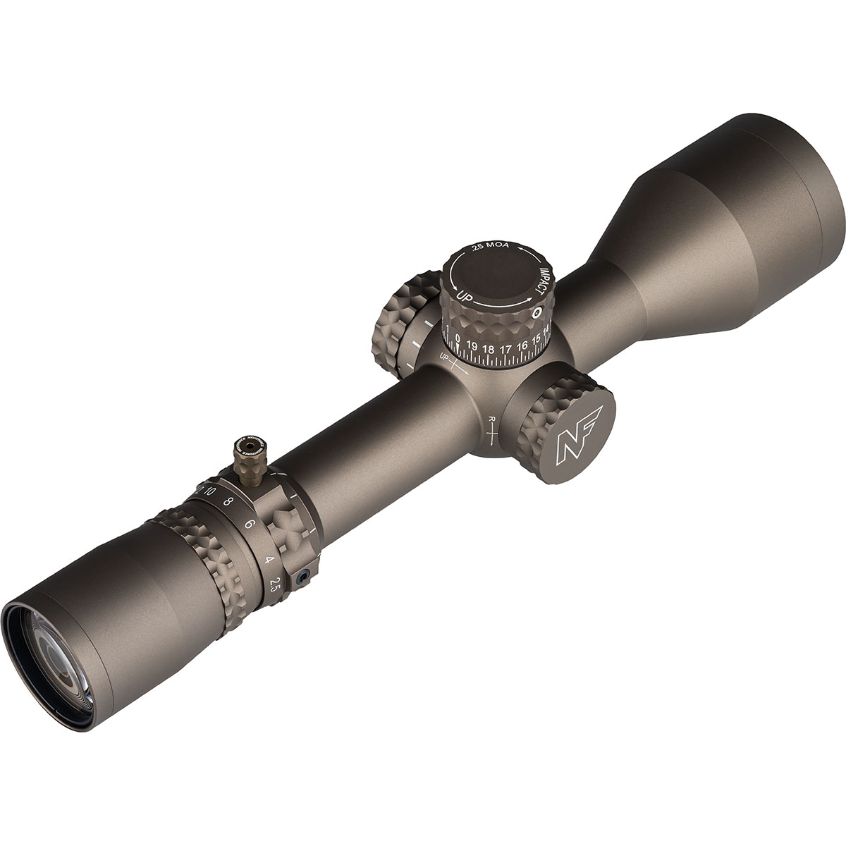 NIGHTFORCE NX8 2.5-20X50MM F2 SFP ILLUMINATED RIFLE SCOPE