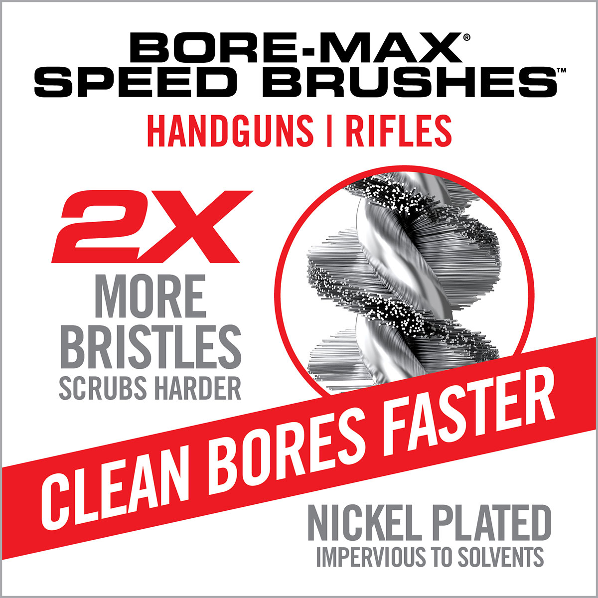 REAL AVID BORE-MAX SPEED BRUSHES MULTI-CAL PACK