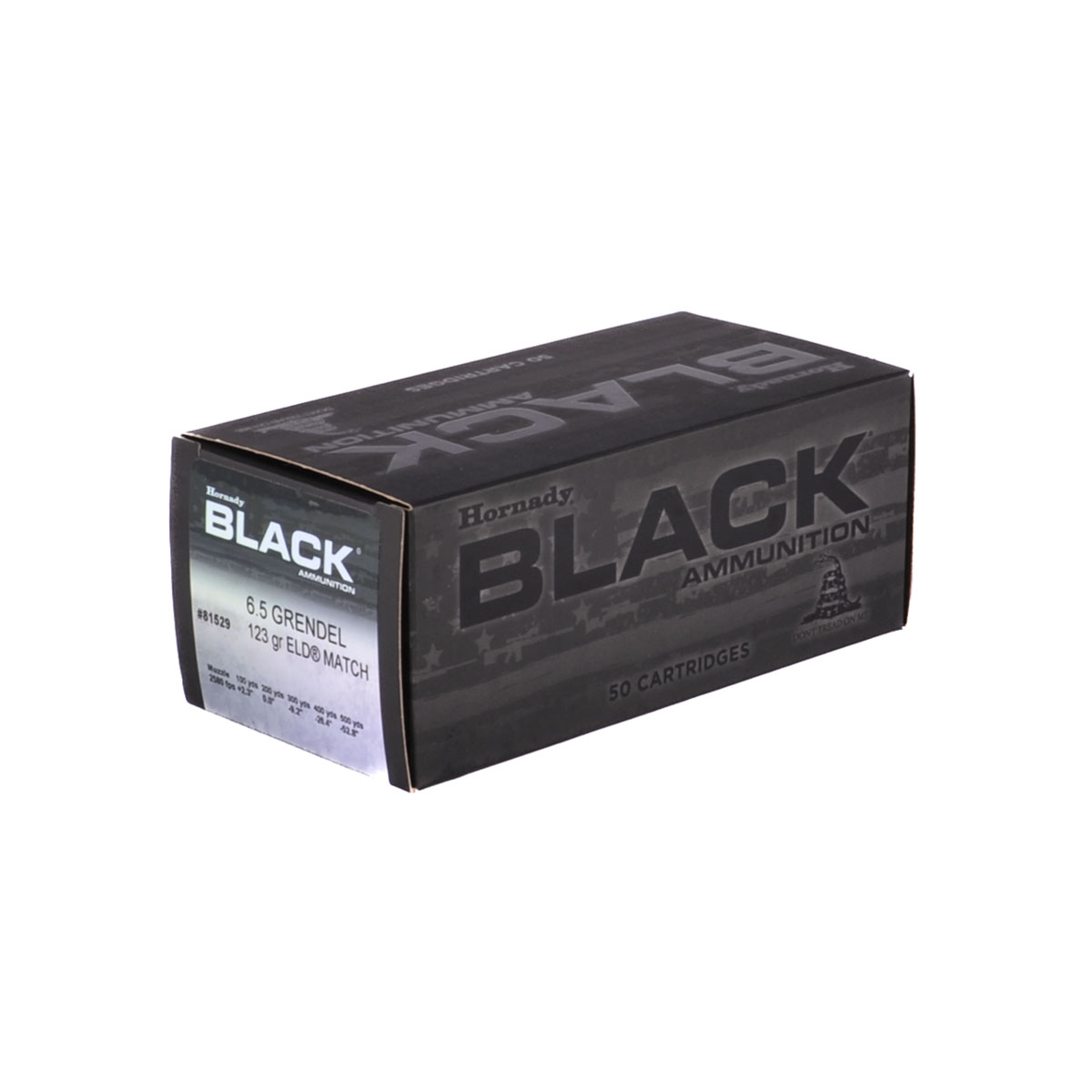 HORNADY BLACK 6.5MM GRENDEL RIFLE AMMO