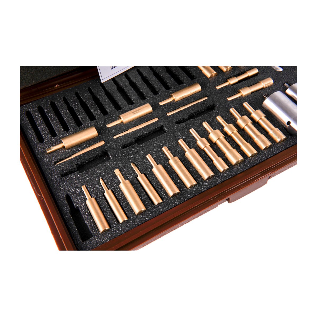 BROWNELLS HANDGUN MASTER CHAMFERING AND FACING COMBO SET W /BRASS PILOTS