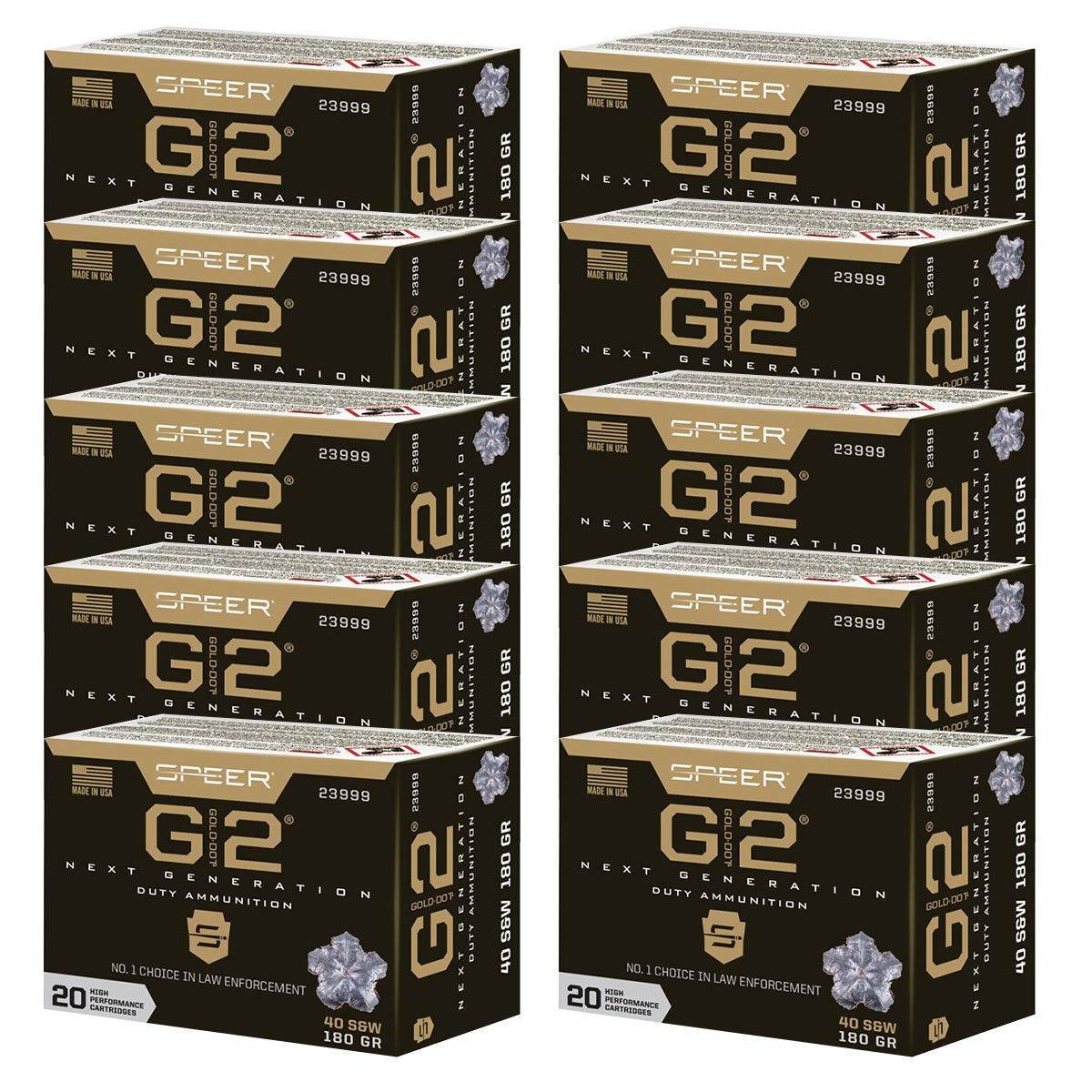SPEER GOLD DOT G2 40 S&W AMMO