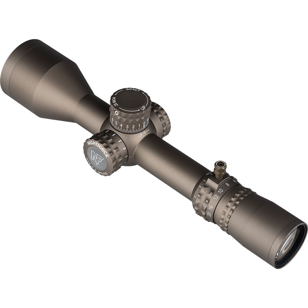NIGHTFORCE NX8 2.5-20X50MM F1 FFP ILLUMINATED RIFLE SCOPE