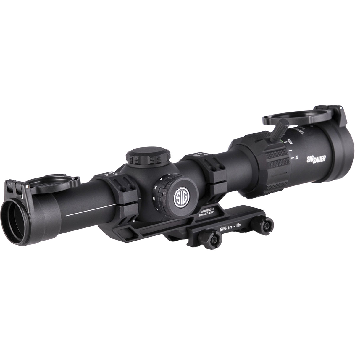 SIG SAUER, INC. TANGO MSR 1-6X24MM FFP ILLUMINATED RIFLE SCOPE WITH MOUNT