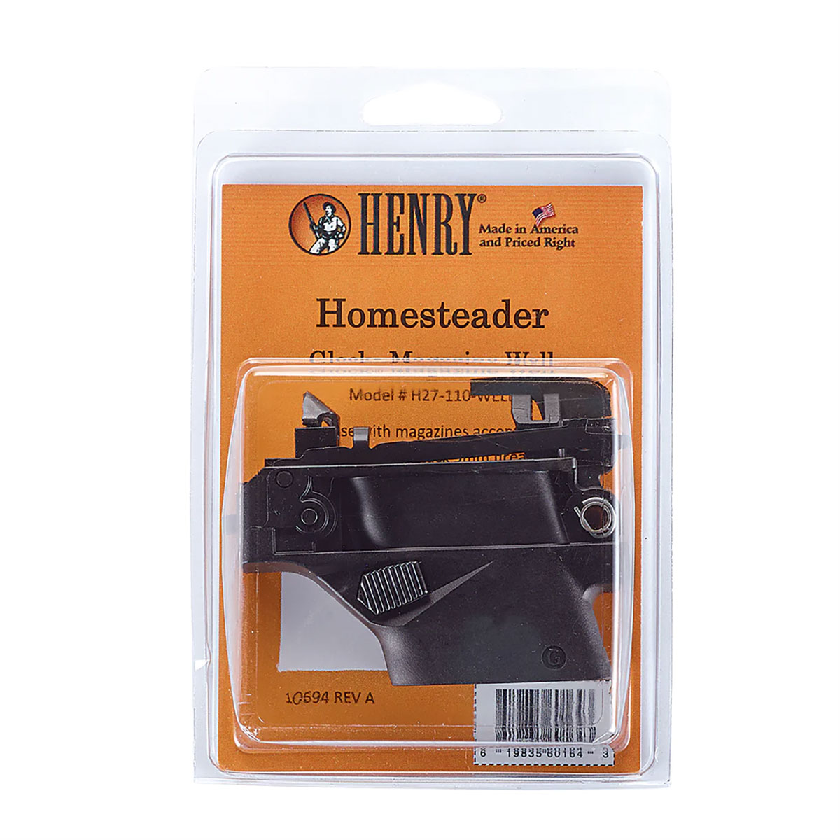 HENRY REPEATING ARMS H027 HOMESTEADER 9MM MAGAZINE WELL ADAPTOR