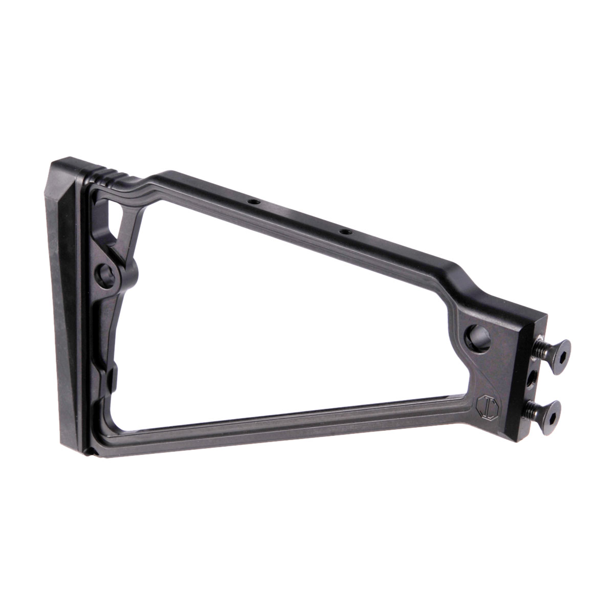 JMAC CUSTOMS LLC TS-8R Triangle Stock W/Rise & JMAC 1913 Folding Mech Black SKU: 430104107