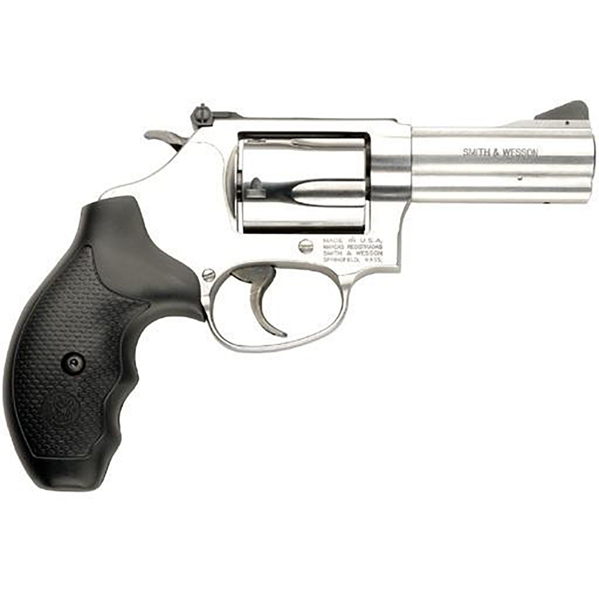 SMITH & WESSON Model 60 J-Frame 357 Magnum 2.13” BBL 5RD SS/Black SKU ...